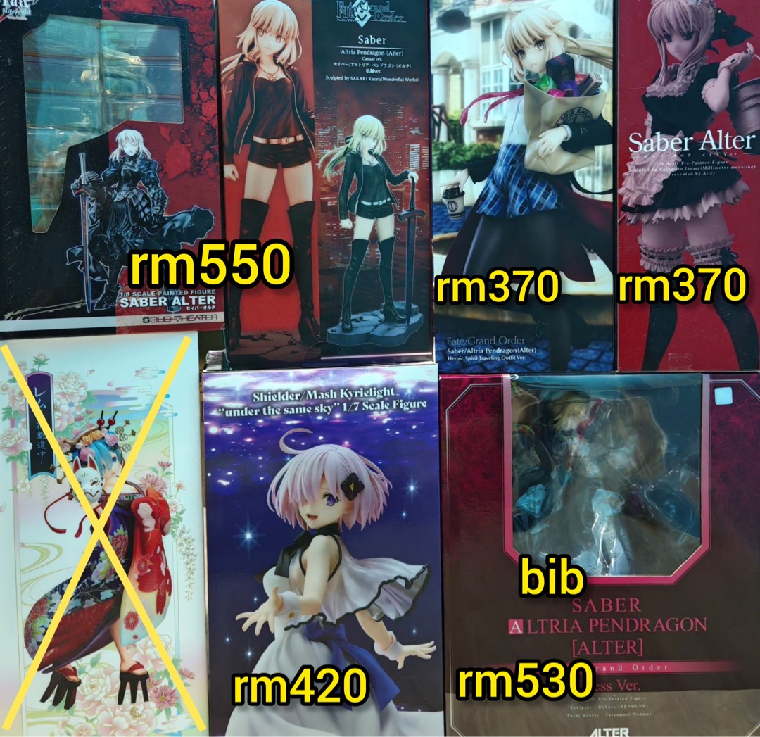 FGO Fate / stay night Saber Alter 1/7, Hobbies & Toys, Toys & Games on ...