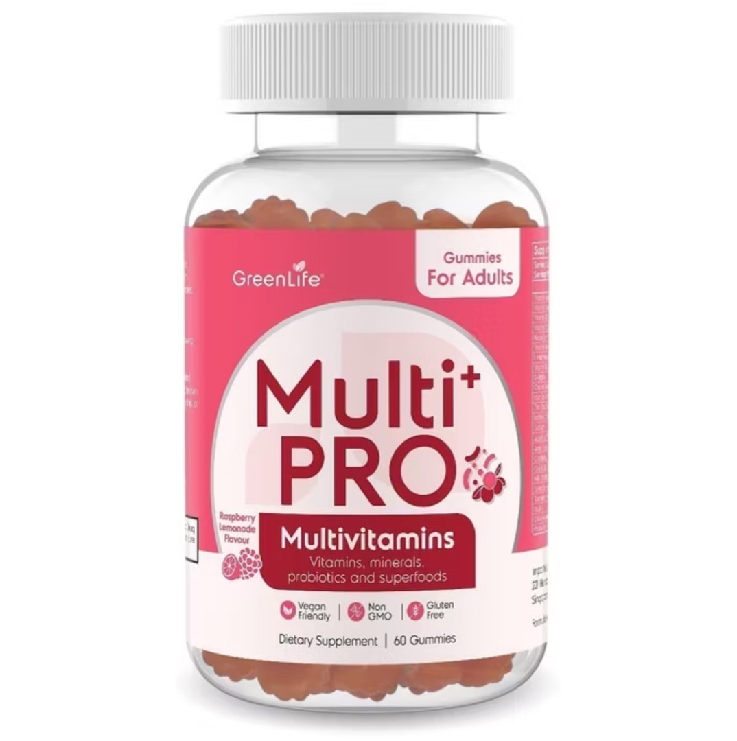 GreenLife Multi+ PRO Multivitamins Gummies 60's, Health & Nutrition ...