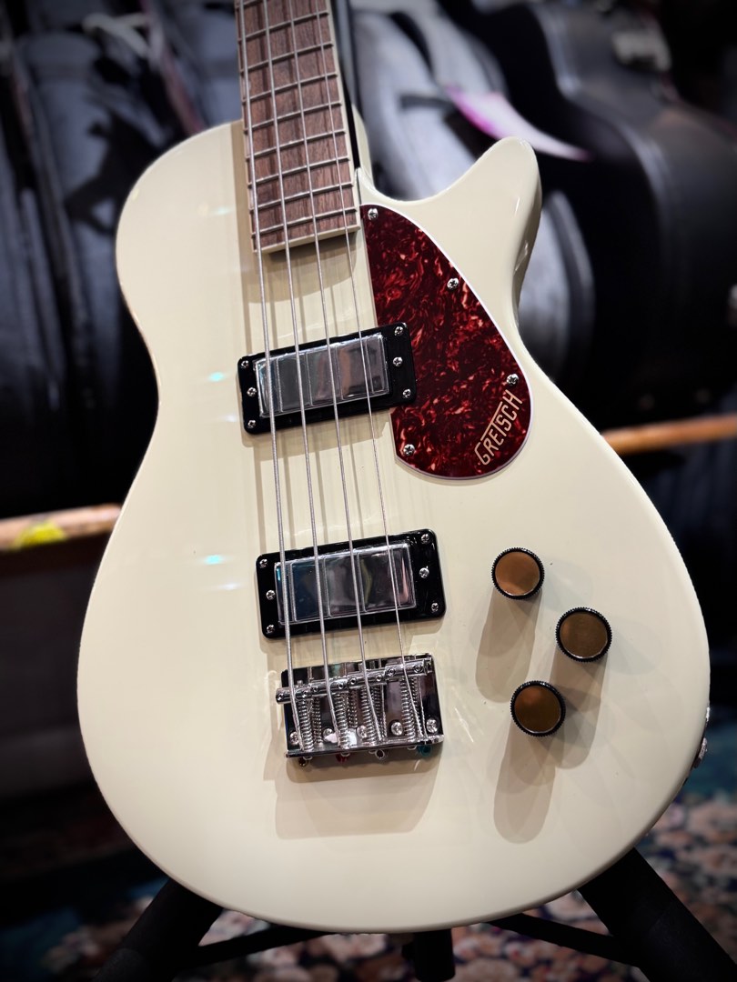 Gretsch Streamliner Jet Club Bass Single-Cut Guitar, Laurel FB, Vintage ...