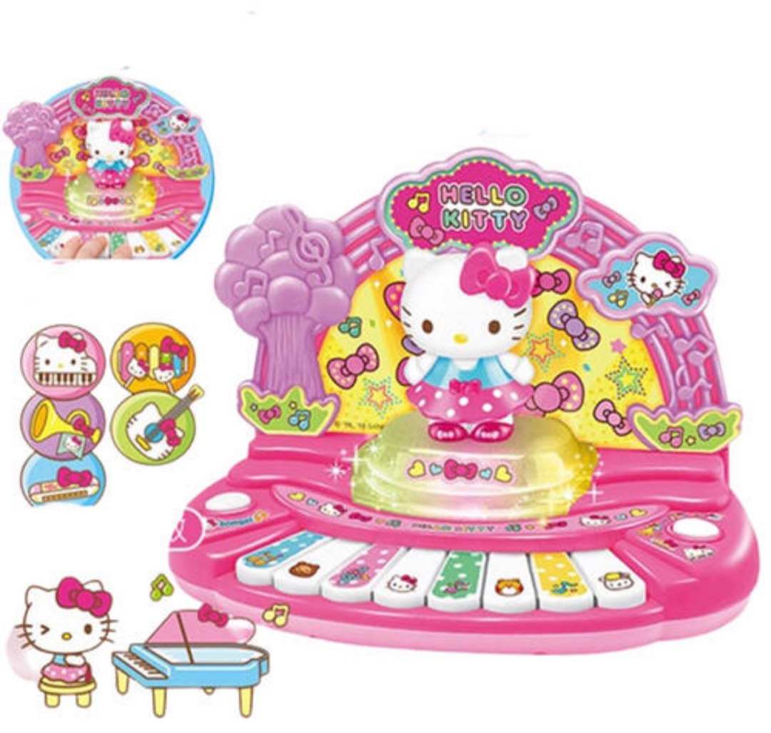 Hello kitty piano, Hobbies & Toys, Toys & Games on Carousell