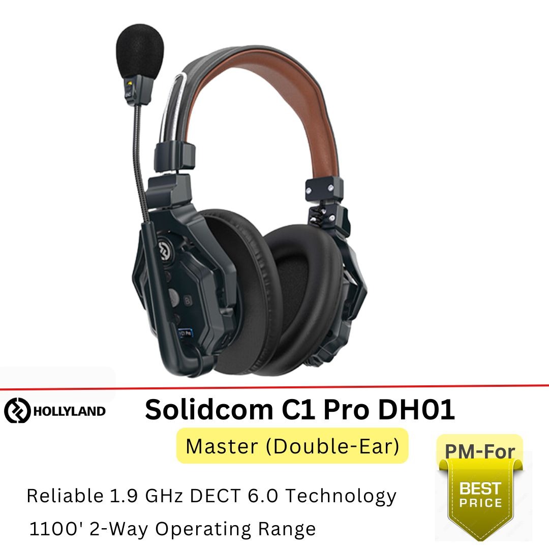 Hollyland Solidcom C1 Pro Full-Duplex ENC Wireless Intercom Double ...