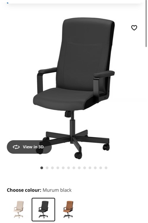 IKEA MILLBERGET CHAIR, Furniture & Home Living, Furniture, Chairs on ...