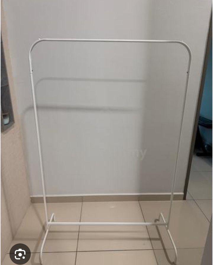 ikea mulig clothes rack white, Furniture & Home Living, Furniture ...