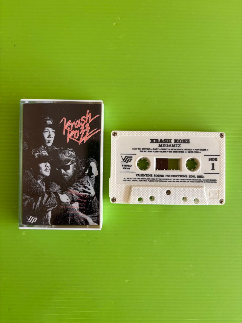 Kaset Krash Kozz Megamix Album Local Hip Hop Underground Rare Collector ...