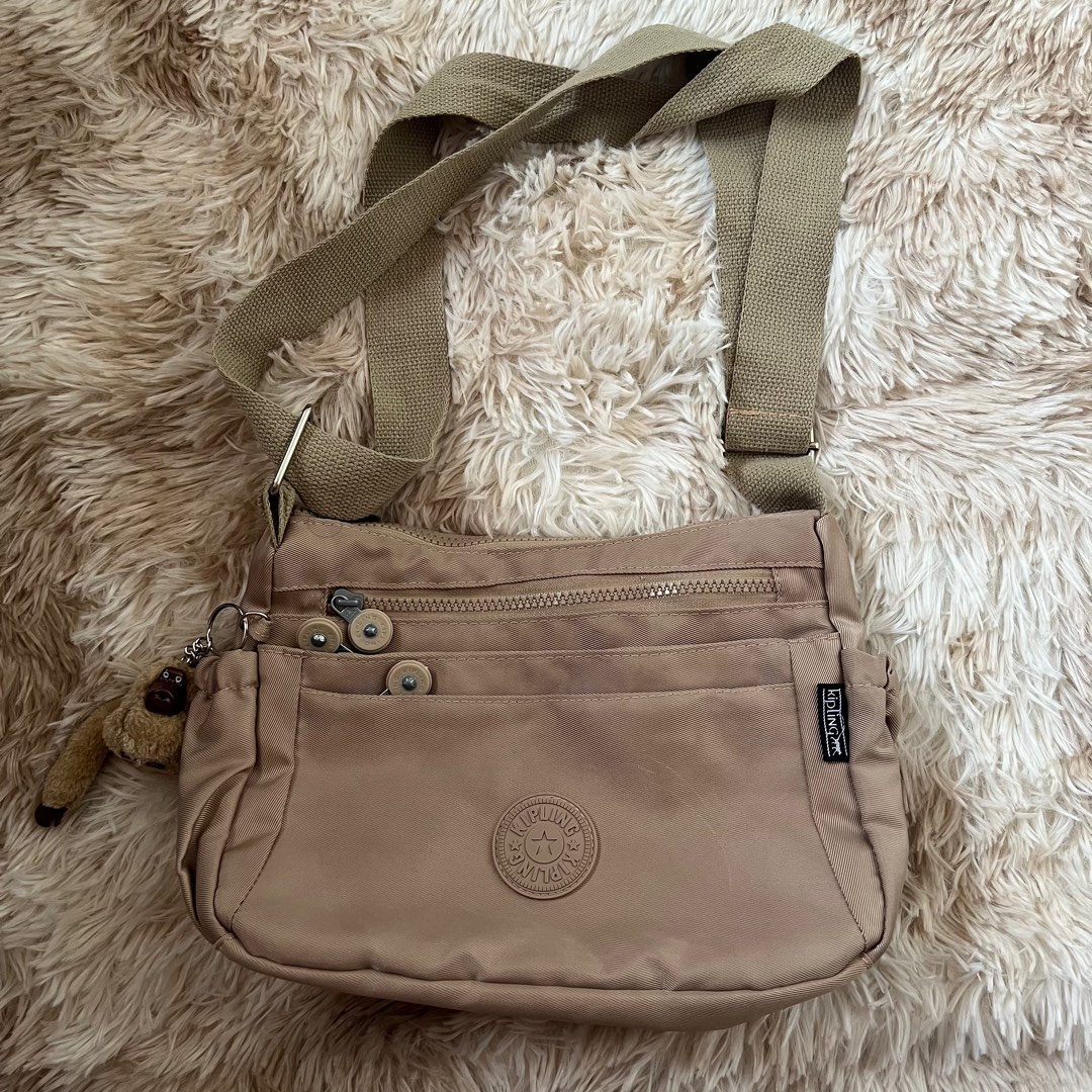 Kipling Crossbody Bag / Kipling Brown Sling Bag, Women's Fashion, Bags ...
