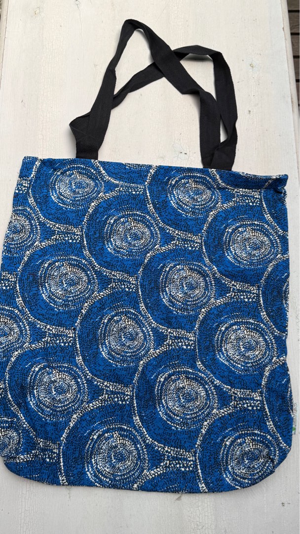 Large Cotton Tote bag in aboriginal artist designs, Women's Fashion ...