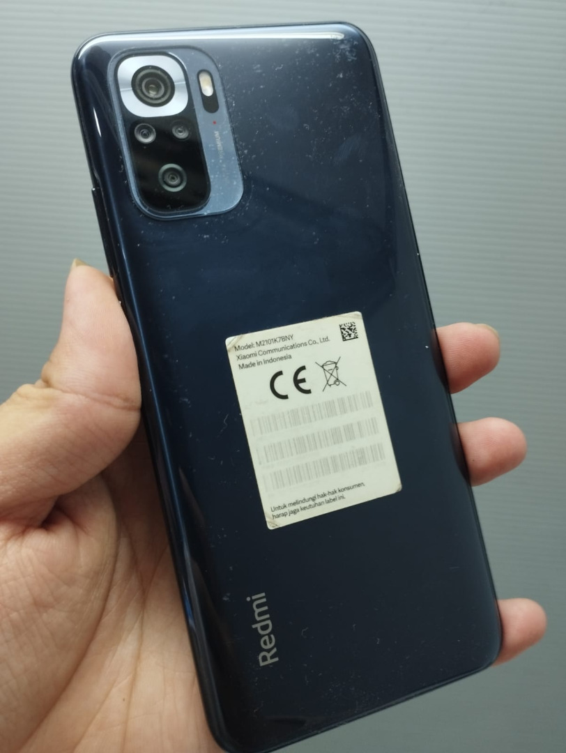 LIKE NEW REDMI NOTE 10S 8/128 BLACK SIAP PAKAI, Telepon Seluler ...