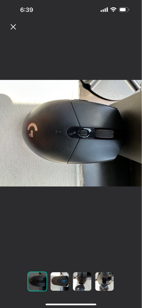 Logic G304 Wireless Black Mouse, Computers & Tech, Parts & Accessories ...
