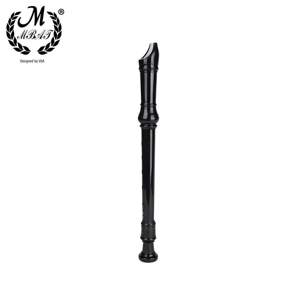 M MBAT Flute ABS Resin Clarinet Soprano Recorder Woodwind Instrument ...