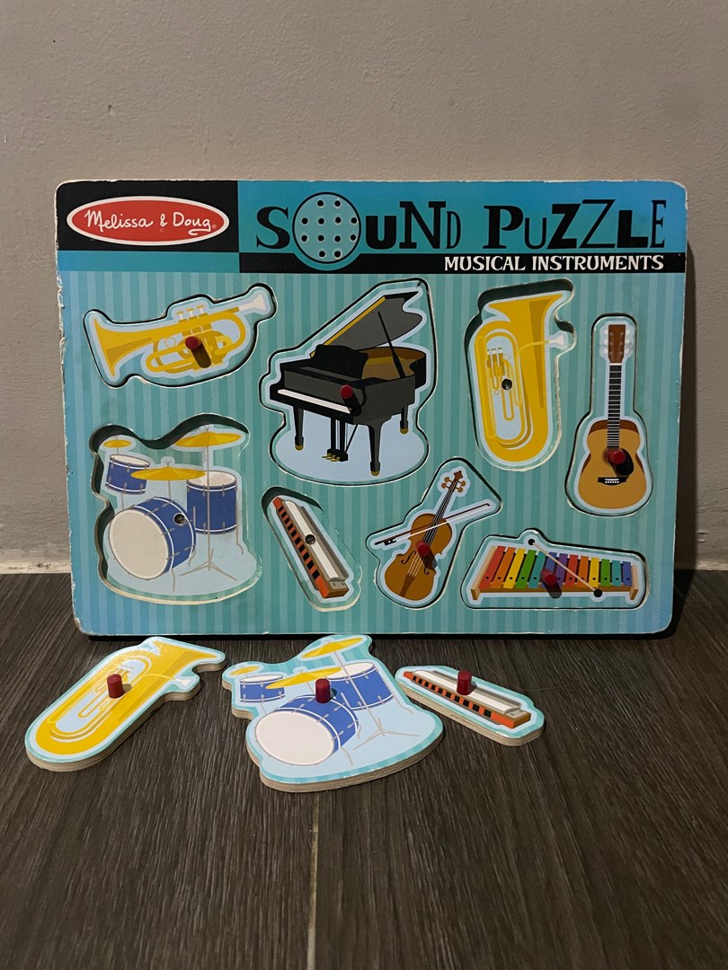 Melissa and Doug Sound Puzzle, Hobbies & Toys, Toys & Games on Carousell