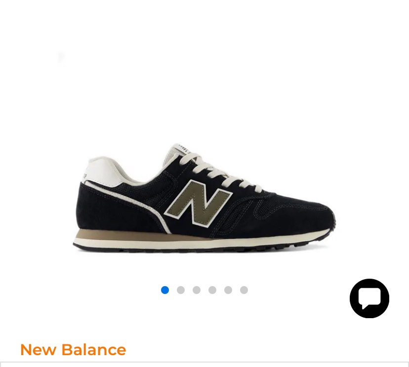 New Balance 373 v2 Men's Sneakers Black Hitam, Fesyen Pria, Sepatu ...