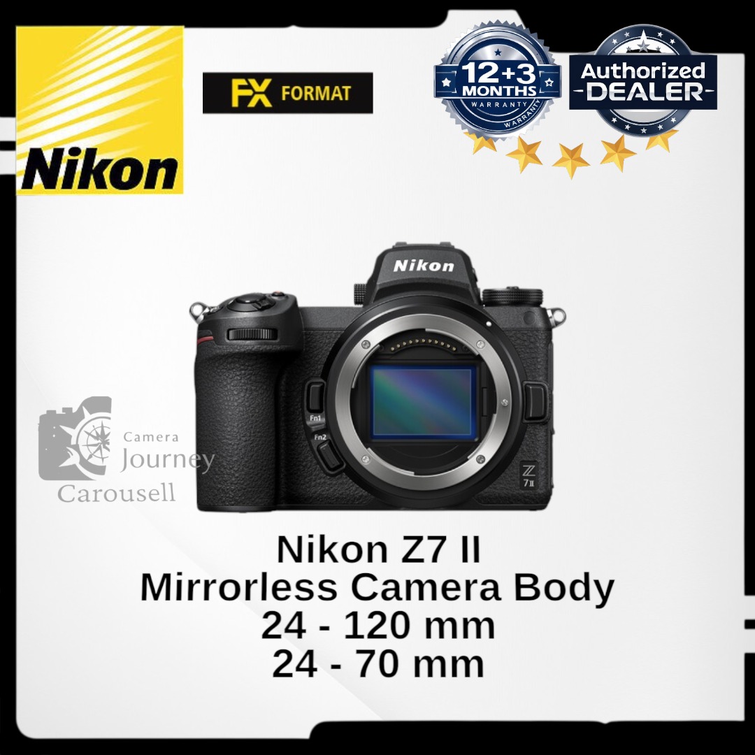 Nikon Z7 II (Body Only) | Nikon Z7 II with 24-70mm f/4 | Nikon Z7 II ...