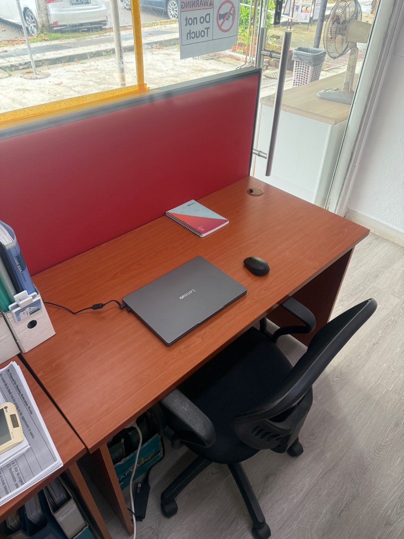 Office Desk Study Table with high partition/ without drawers / home ...