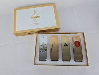 Perfume paco rabanne 1 million set miniature 4 in 1, Beauty & Personal ...