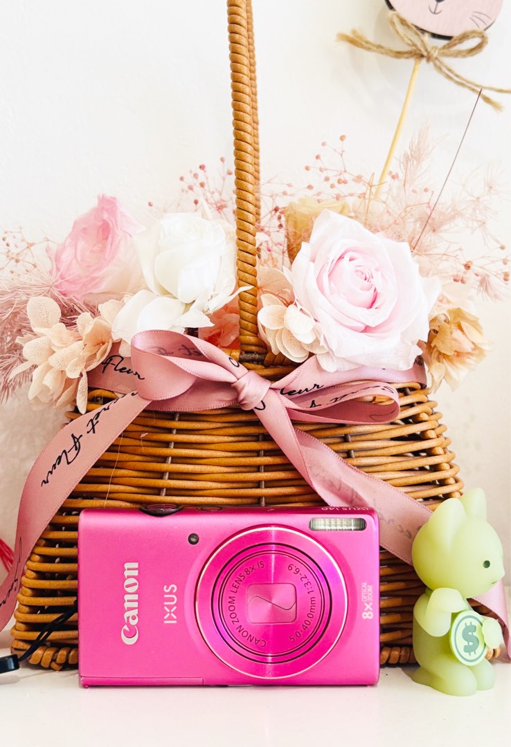 Pink Canon Ixus140hs digicam digital camera vintage, Photography ...
