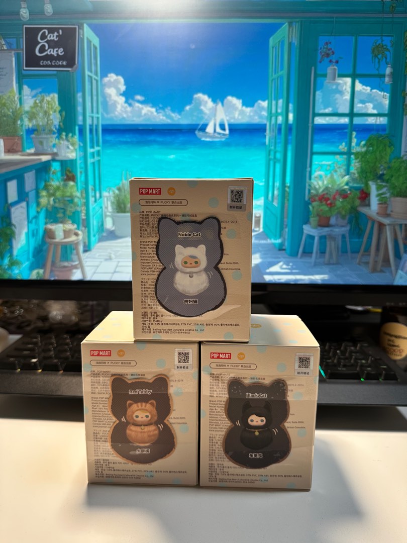 POPMART | Pucky - Roly Poly Kitty Series - Vinyl Plush Blind Box ...