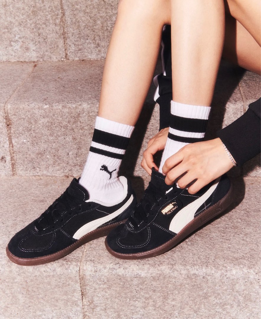 PUMA PALERMO VINTAGE ROSE COLLAB EDITION, Women's Fashion, Footwear ...