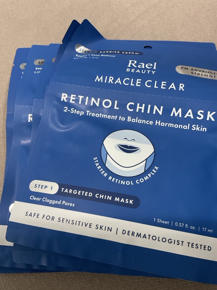 Rael Retinol Chin Mask, Beauty & Personal Care, Face, Face Care on ...
