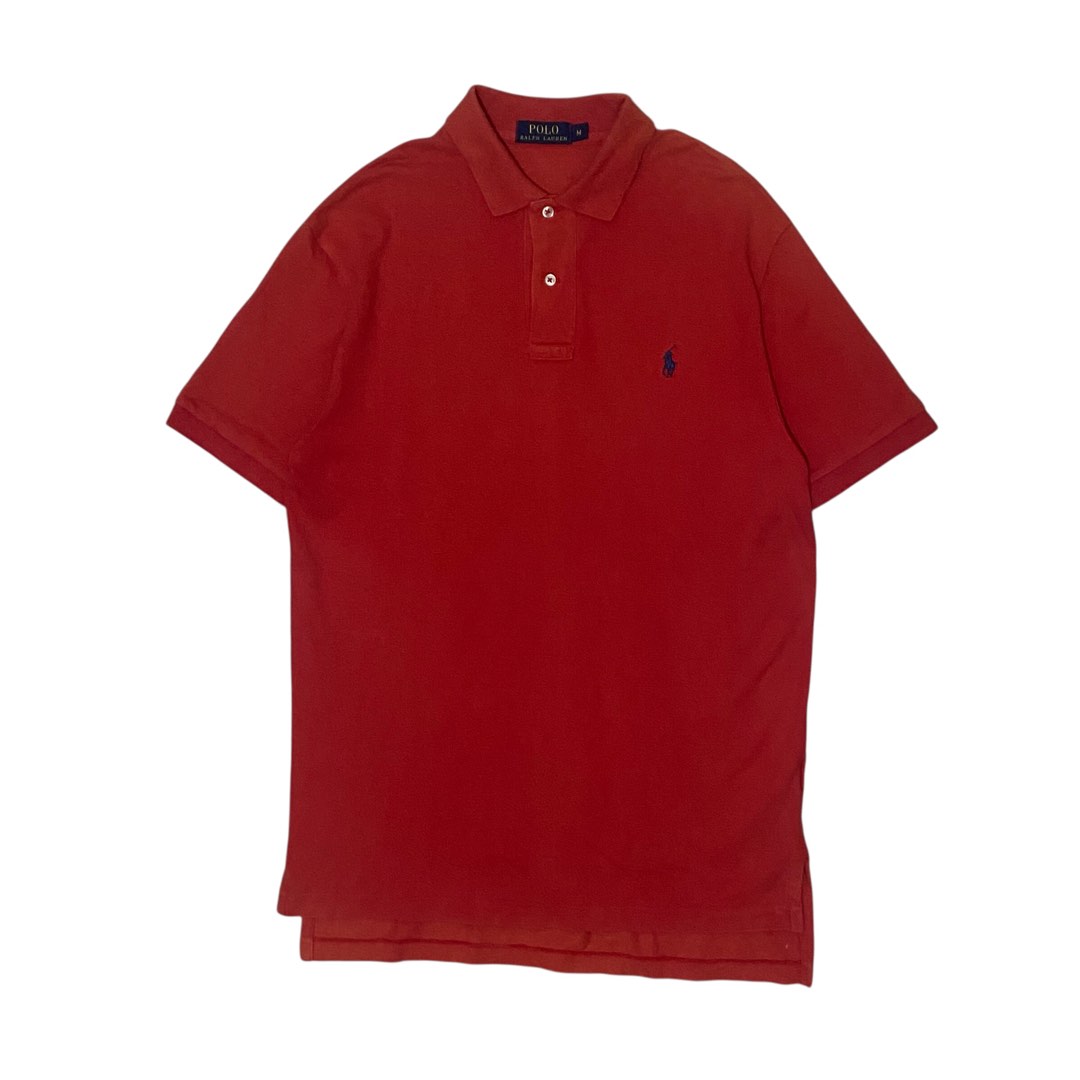 Ralph Lauren Red Polo Shirt, Men's Fashion, Tops & Sets, Tshirts & Polo ...