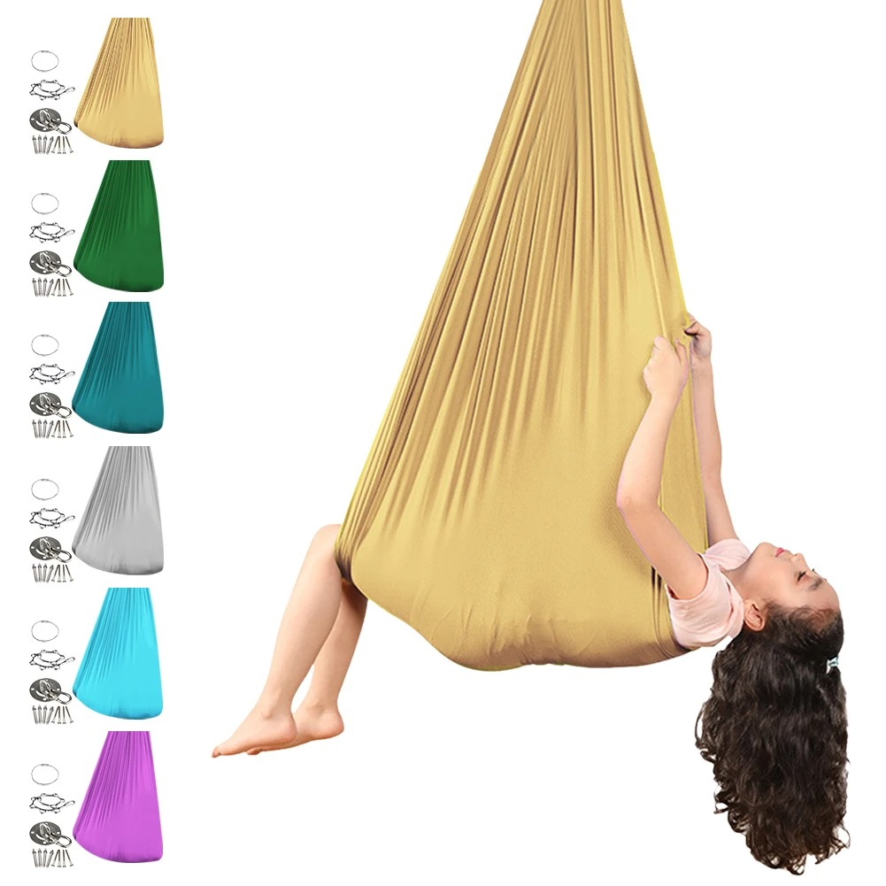 Sensory Swing Adjustable Swing Indoor and Outdoor Therapy Cuddle Swing ...