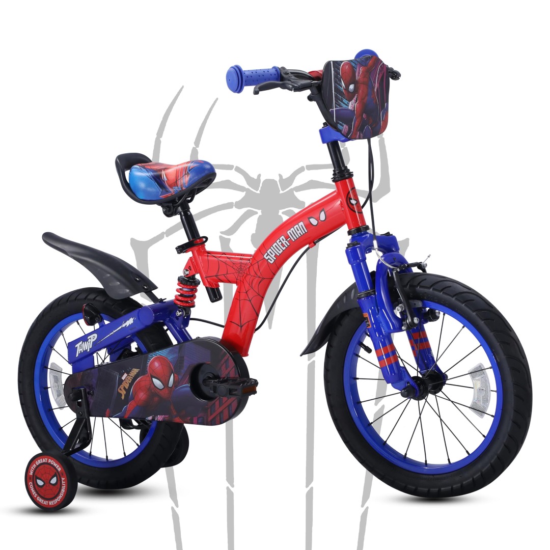 [SG STOCK] Marvel Licensed Spider Man Kids Children Bike 16inch Full ...