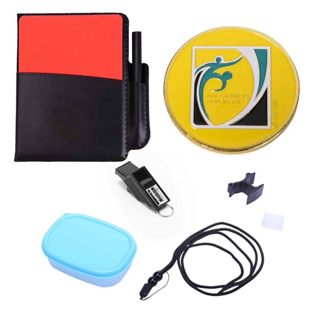 Soccer Referee Kit Soccer Referee Cards with Referee Whistle Notebook ...