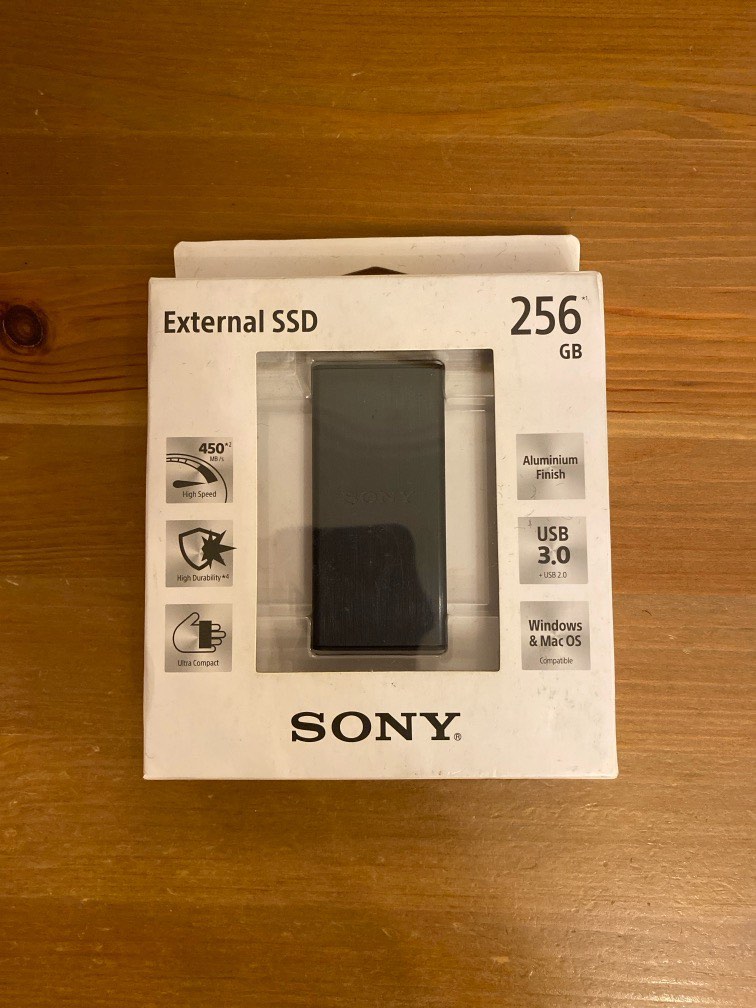 SONY (Brand New) SL-BG2 External SSD USB3.0 in Original Giftbox, 電腦＆科技 ...