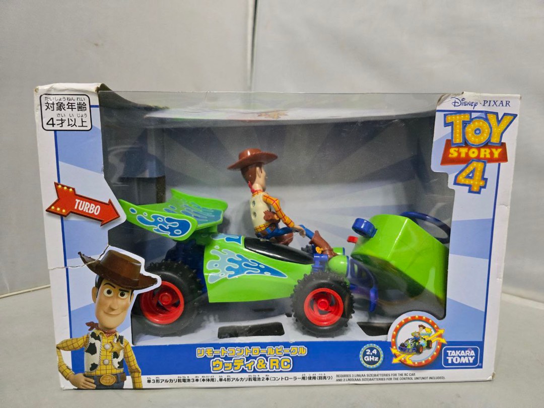 TAKARA TOMY Toy Story 4 Remote Control Vehicle Woody & RC, Hobbies ...