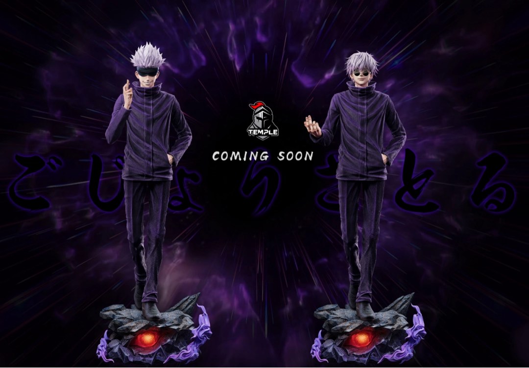 Temple studio jujushikaisen gojo satoru GK resin statue 1/4 scale delux ...