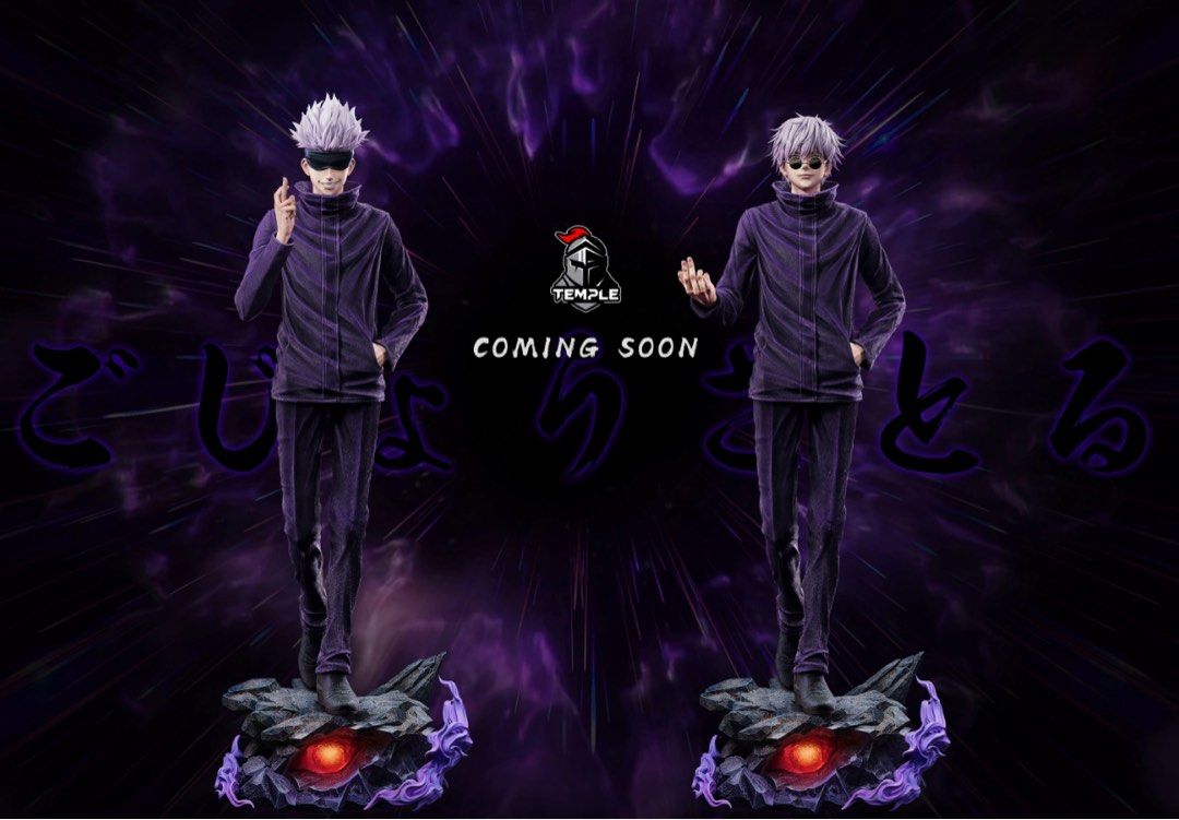 Temple studio jujushikaisen gojo satoru GK resin statue 1/4 scale delux ...