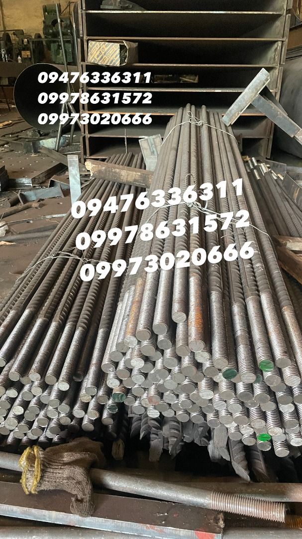 Threaded Rebar | Threaded Kabilya | Anchor Bolt | Threaded Deform Bar ...