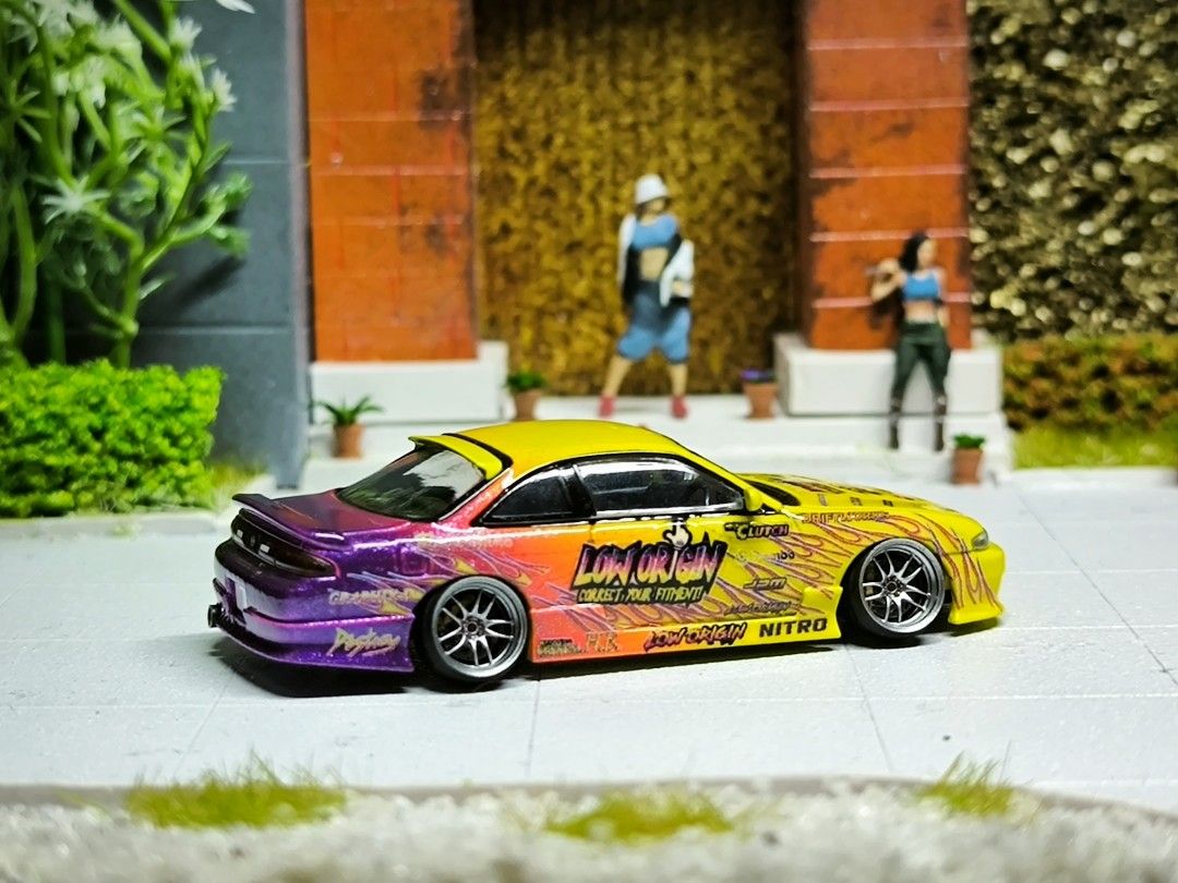 TLVN Nissan Silvia S14 Low Origin Custom bodykit Livery, Hobbies & Toys ...