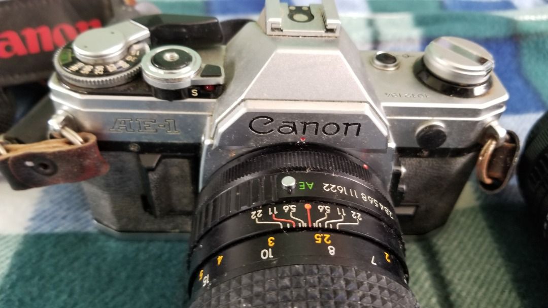 Vintage 1976 Canon AE-1 35mm Film Camera, 100% working and tested,with ...