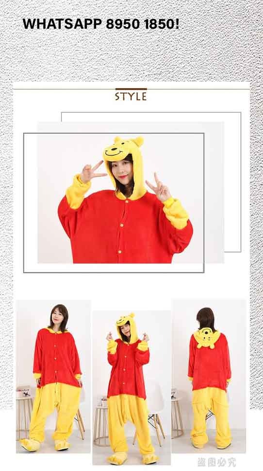 Winnie The Pooh Tigger Eeyore Piglet Costumes Onesies panda rabbit ...