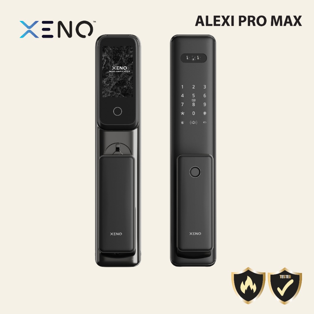 Xeno Alexi Pro Max Fire Rated Smart Door Lock, Furniture & Home Living ...