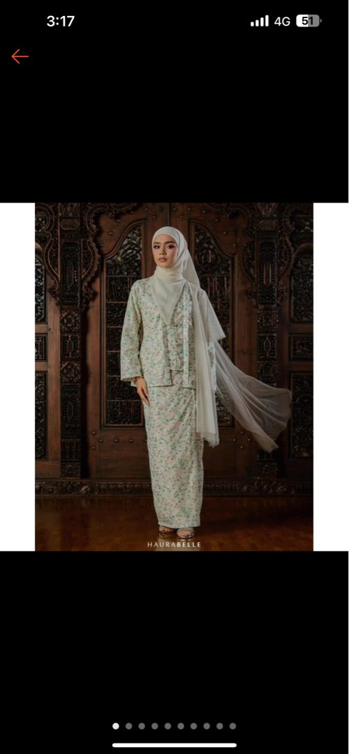 Yasmine Kebaya Haurabella, Women's Fashion, Muslimah Fashion, Baju ...