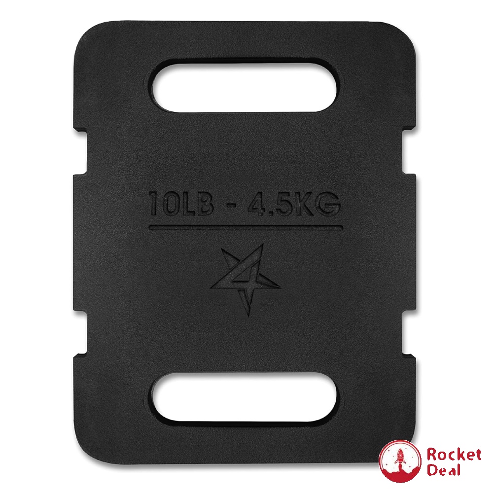 Yes4All Adjustable Ruck Plate 10LB, 20LB Weight with Straps for Rucking ...