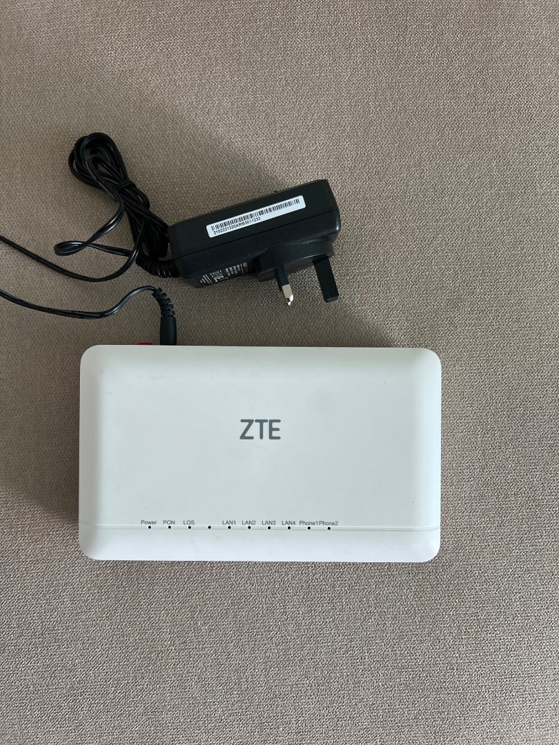ZTE UONU ZXHNF620 Modem Router Fiber, Computers & Tech, Parts ...
