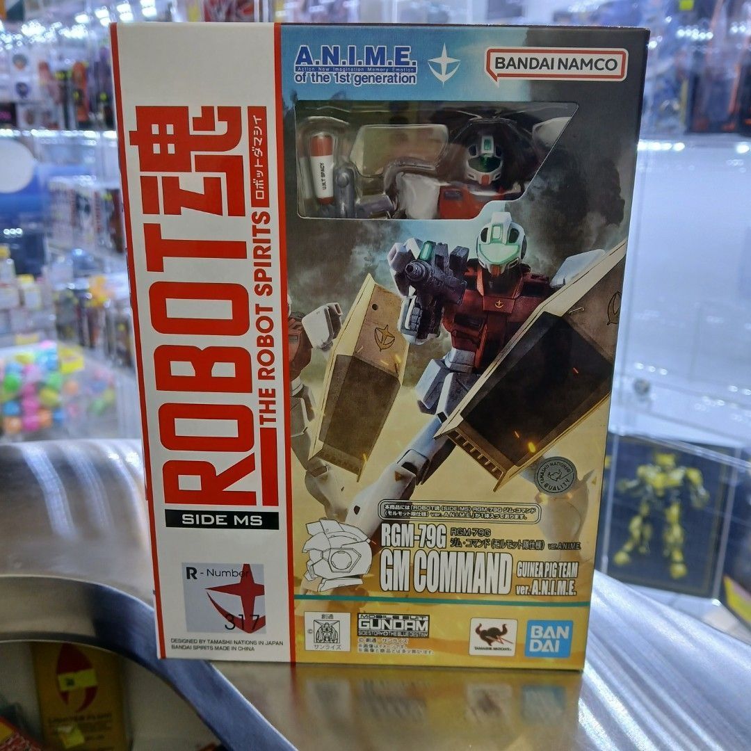 （油麻地現時點商場2樓249號鋪門市現貨）Bandai THE ROBOT SPIRITS SIDE MS RGM-79G GM COMMAND GUINEA PIG TEAM ver. A ...