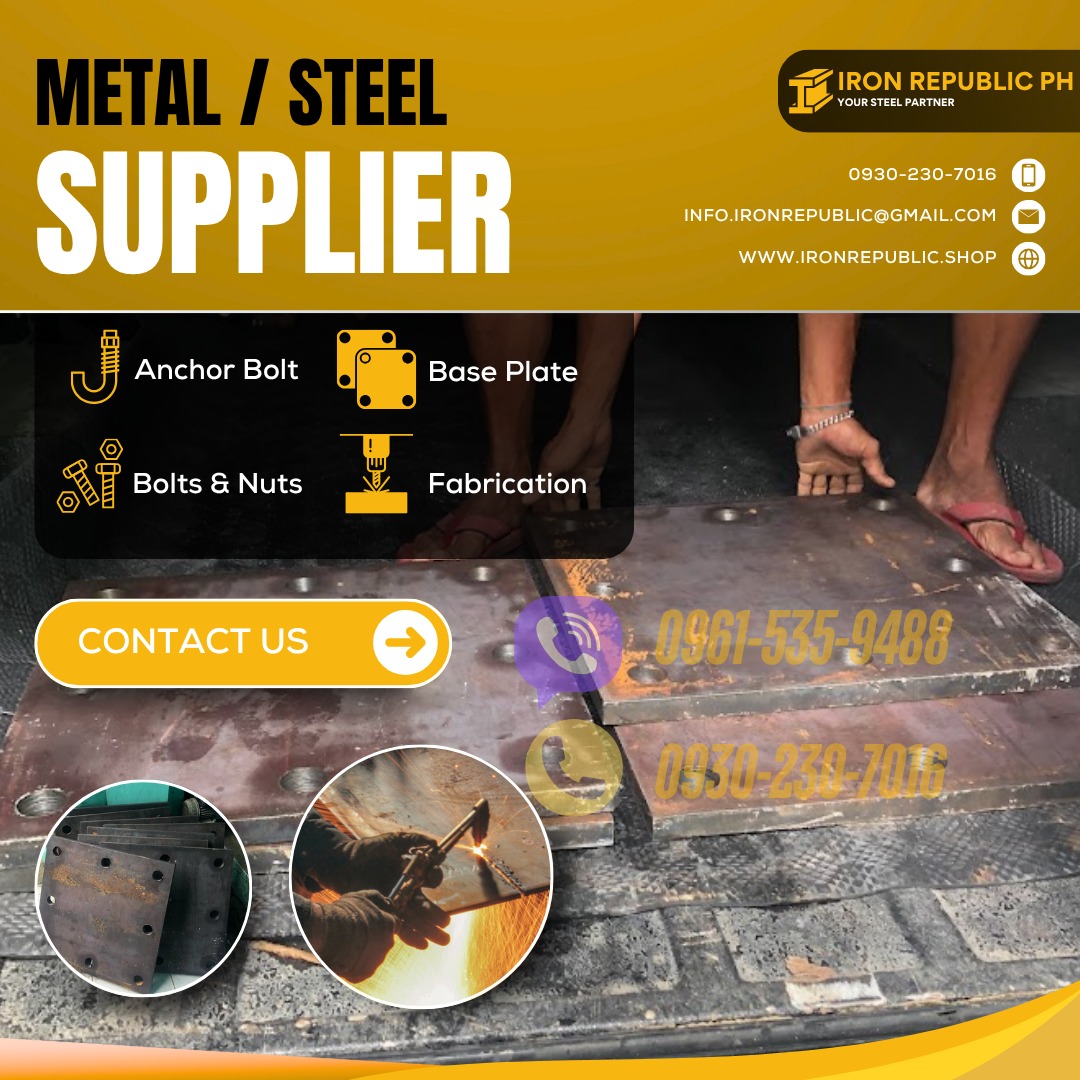 Anchor Bolt and Base Plate / 18"x46"x3/4"thk Base Plates / MS Plate ...