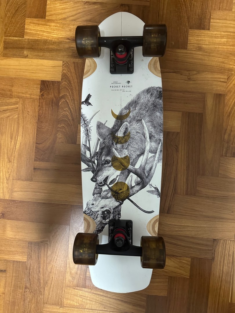 Arbor Pocket Rocket Bamboo Cruiser Skateboard, Sports Equipment, Sports ...