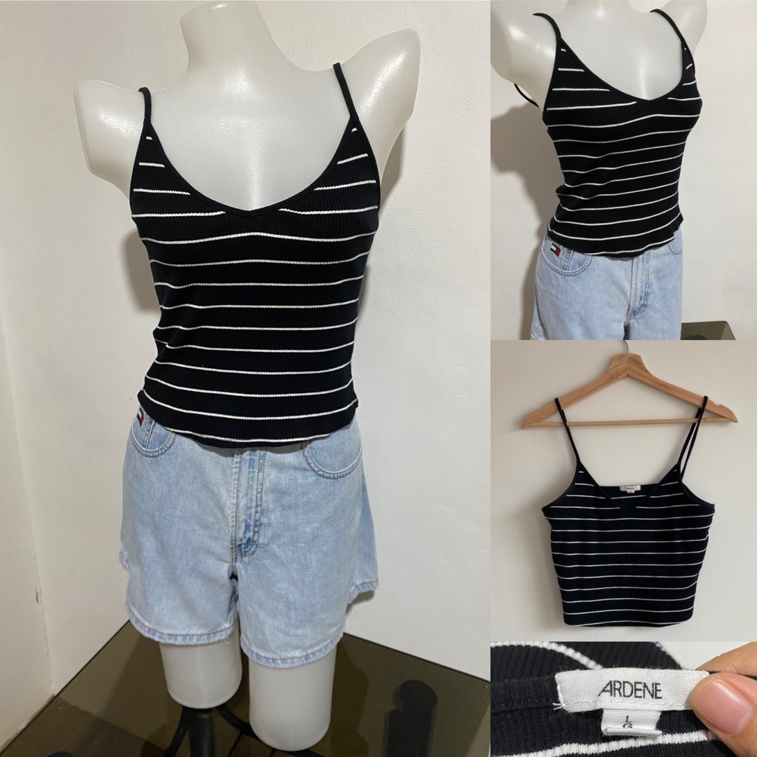 Ardene Aussie Brand Ribbed Cami Top, Women's Fashion, Tops, Sleeveless ...