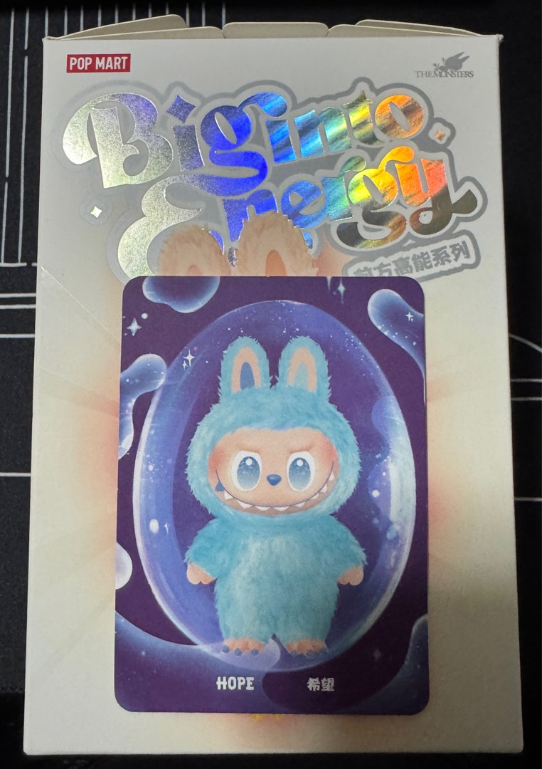 BNIF Popmart Labubu V3 Big into Energy - Hope, Hobbies & Toys, Toys ...