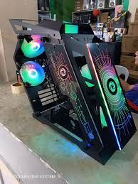 BRAND NEW CASE INPLAY THUNDER W/ 6PCS RGB FANS & LIGHT PANEL MATX BLACK ...