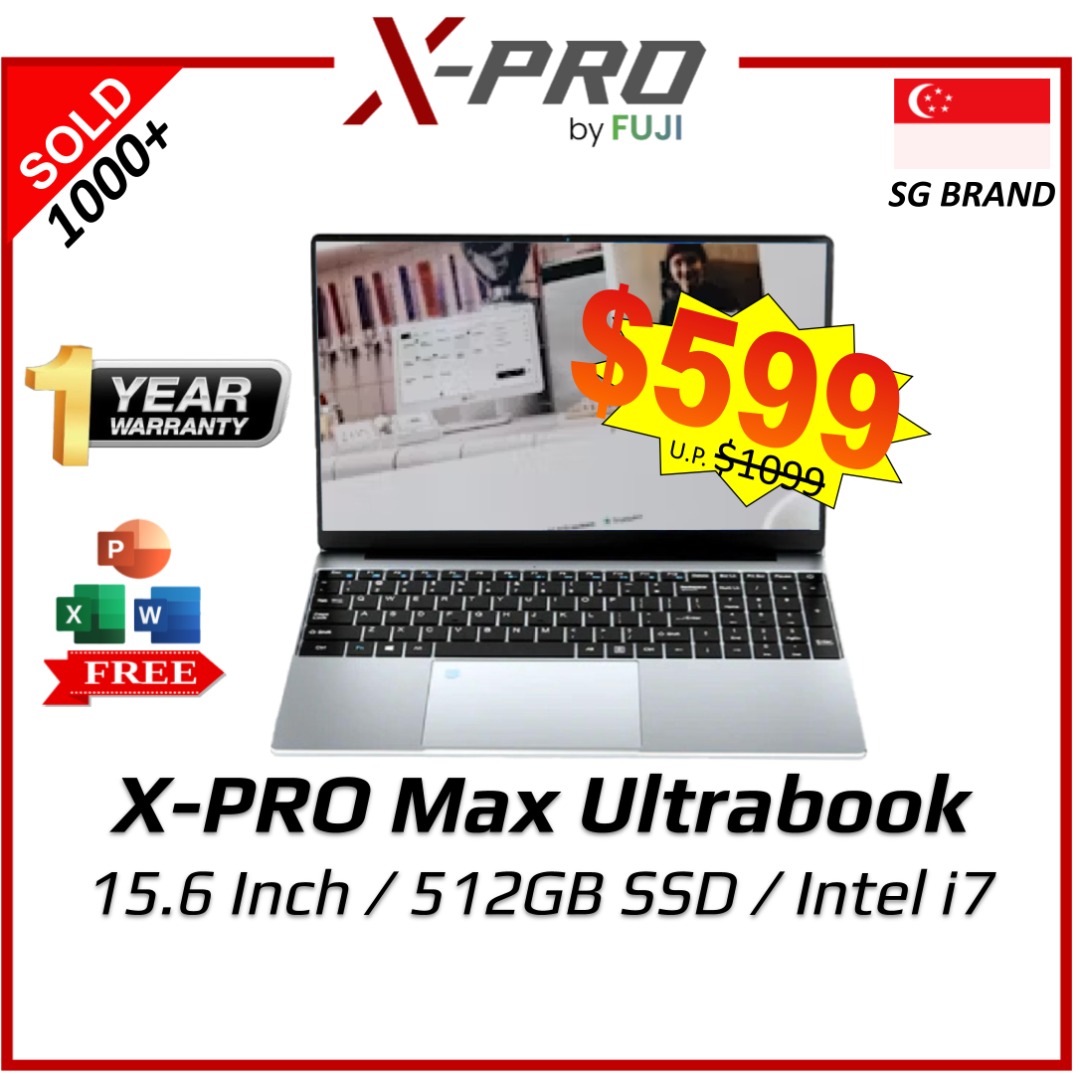 Brand New XPro Max 15.6" Intel i7 Laptop - 10th Gen - Up to 512GB SSD ...
