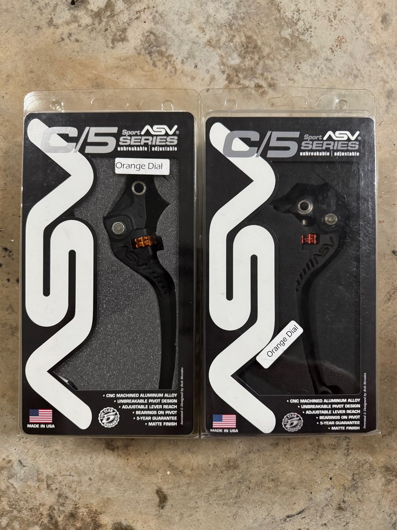 C5 Billet ASV Levers (Brake & Clutch), Motorcycles, Motorcycle ...