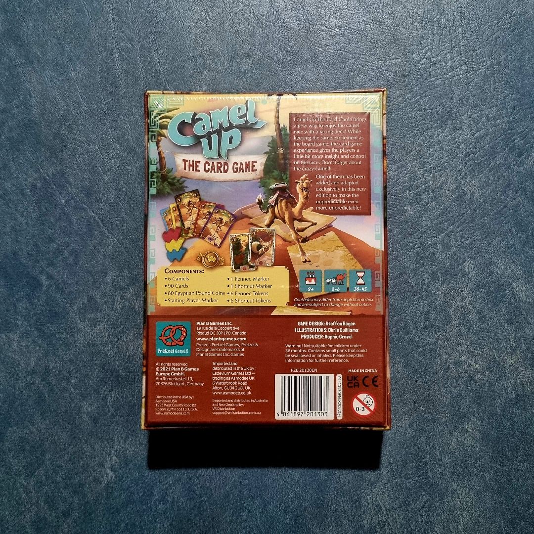 Camel Up: The Card Game, Hobbies & Toys, Toys & Games on Carousell