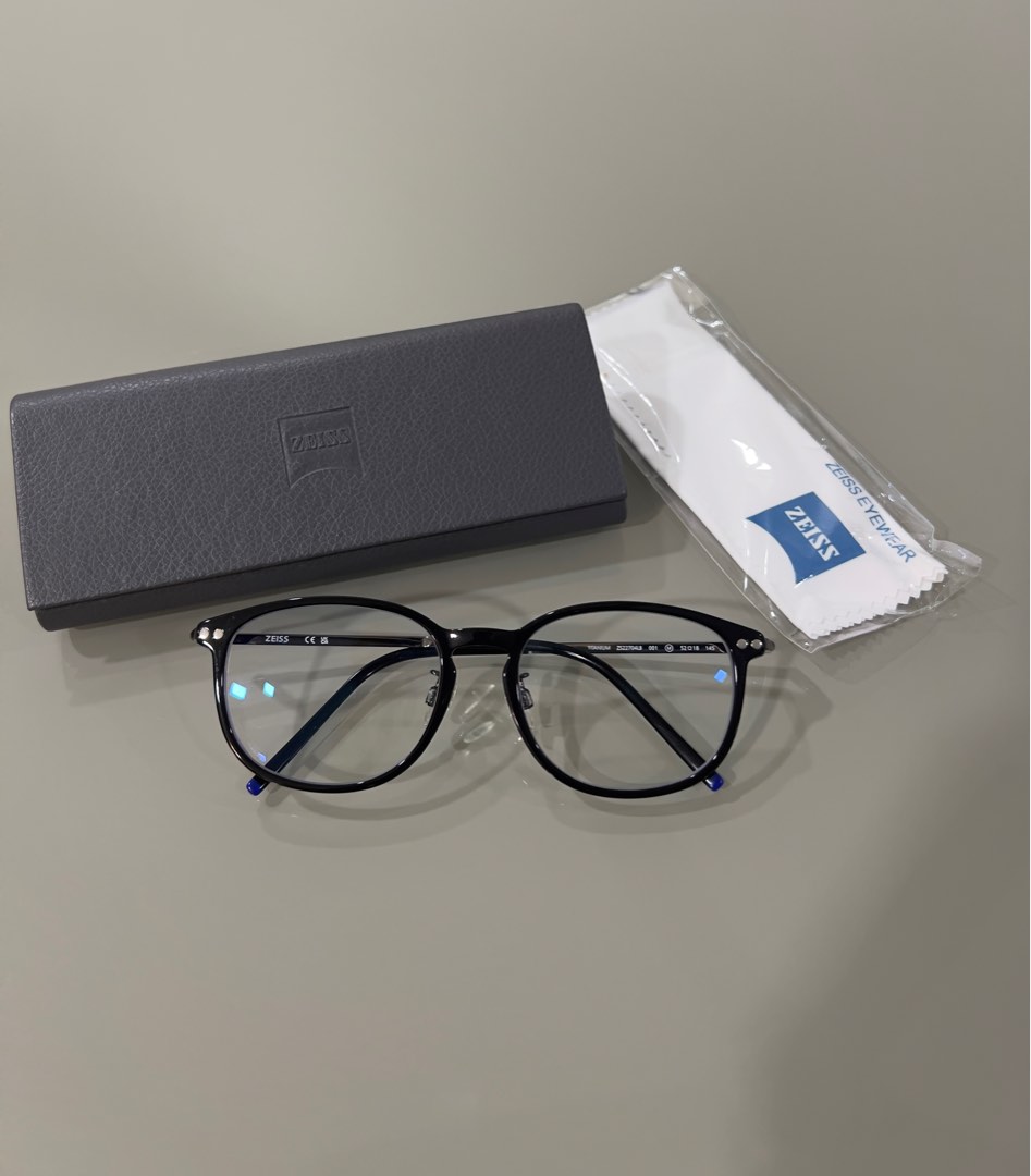 Carl ZEISS Spectacles Non-allergic Pure Titanium Leg Vogue Rivet ...