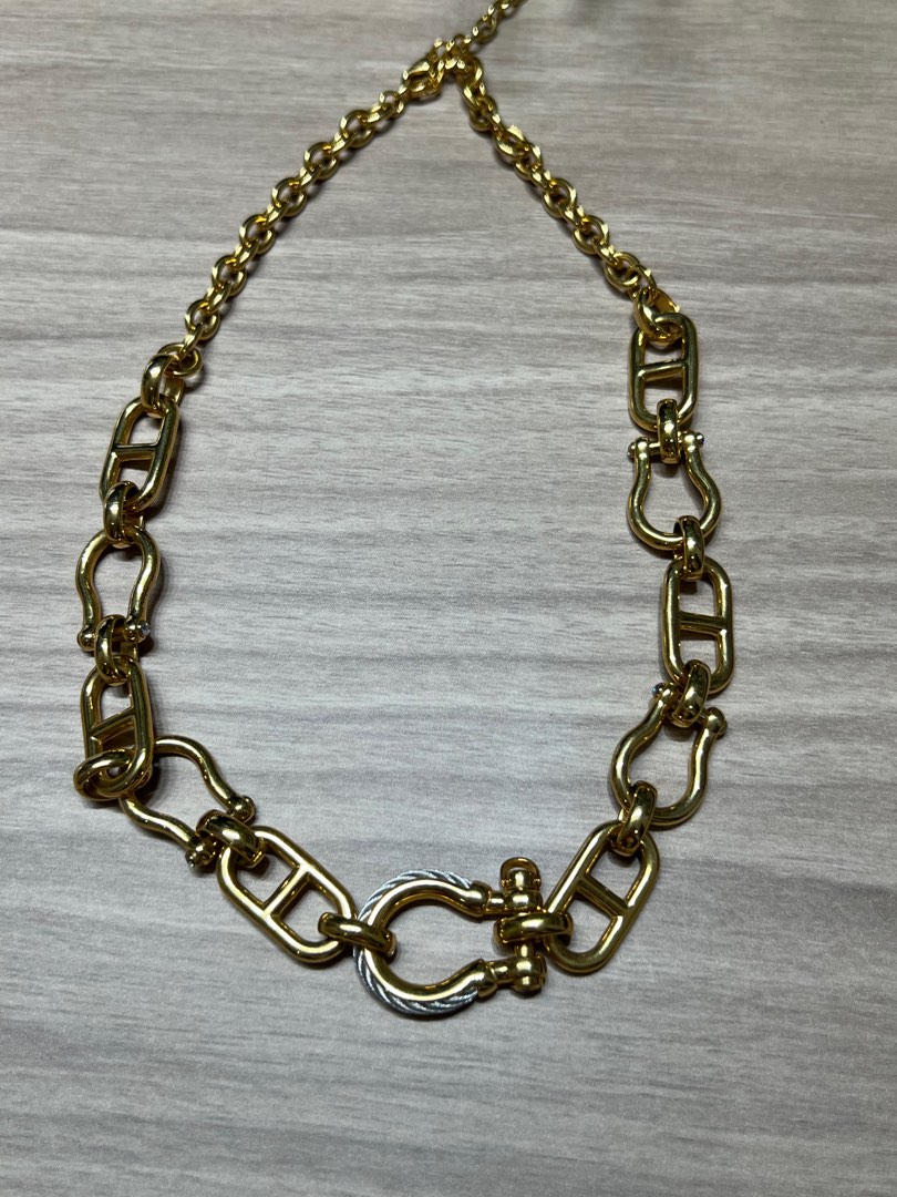 Charriol St. Tropez Mariner Shackle Necklace, Women's Fashion, Jewelry ...