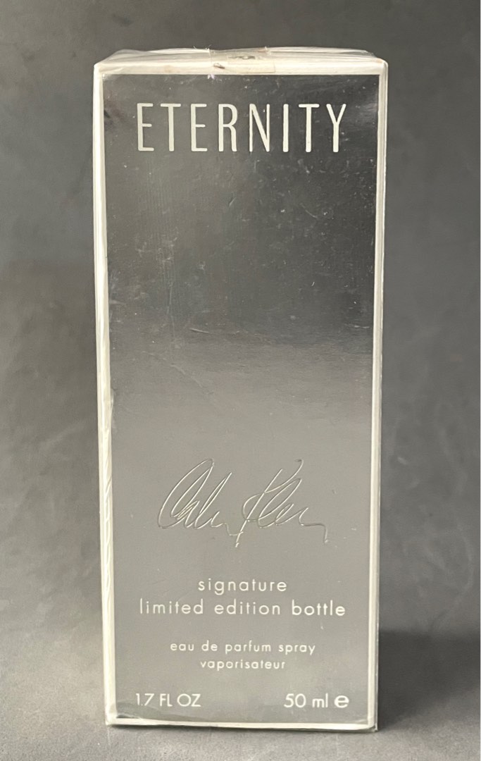 CK Eternity Perfume Signature Limited Edition Bottle 50ml Vintage ...